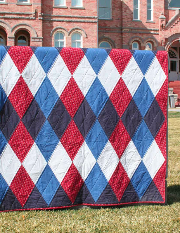 Geared for Guys Lee Heinrich Designs modern quilt patterns